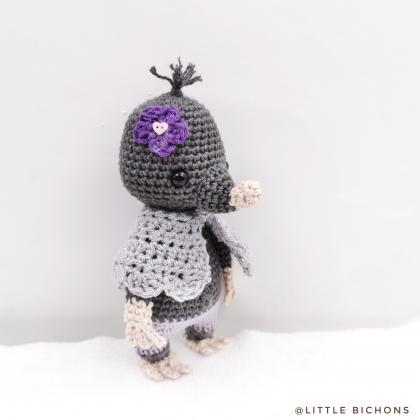 Crochet Pattern: Albertine The Mini Mole on Luulla