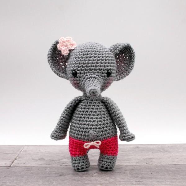 Crochet Pattern: Eli The Mini Elephant on Luulla